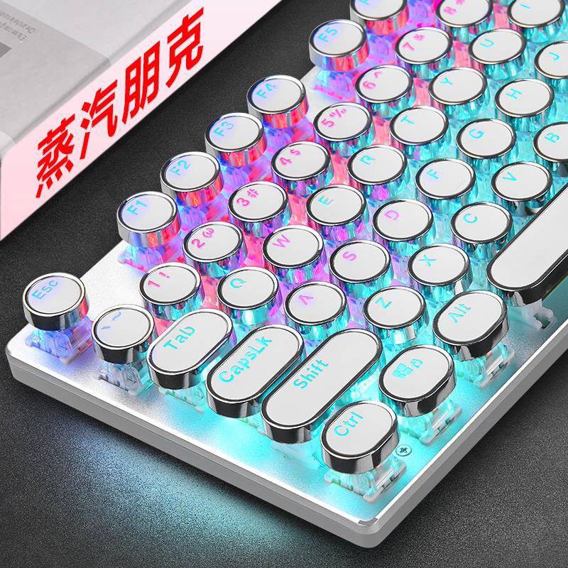 ☝Tarantula F2068 Steampunk Game Real Mechanical Keyboard Retro Desktop ...