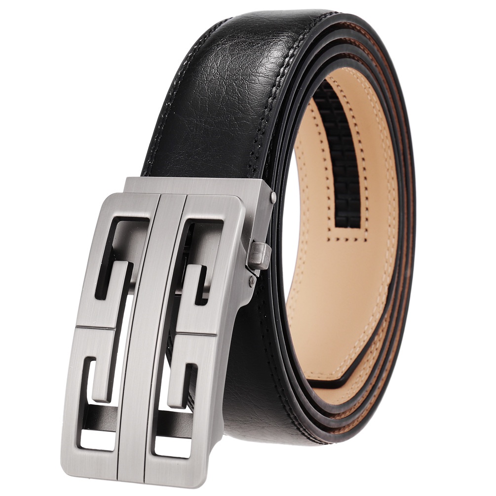 Men Belts Designer Buckle Genuine Cow Leather Formal Ceinture Homme ...