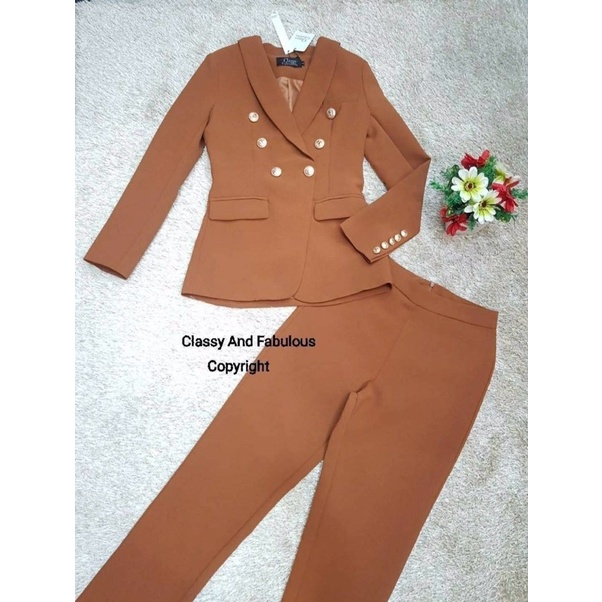 M10 S-XL Set ชุดเซ็ต เซต2ชิ้น เซตสูท ชุดสูทผู้หญิง เซตสูทขายาว ชุดเข้าเซต เซตสูทแฟชั่น ชุดออกงาน ...