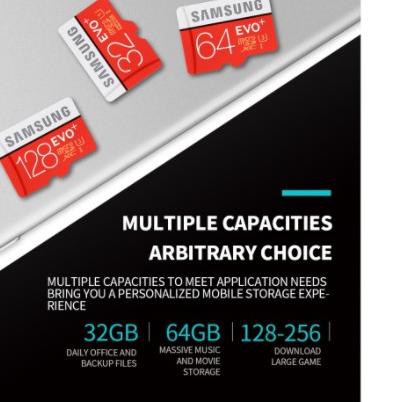 Samsung Evo Plus 32g 64g 128gb 256gb 512gb Class10 U3 Microsd Card Tf ...