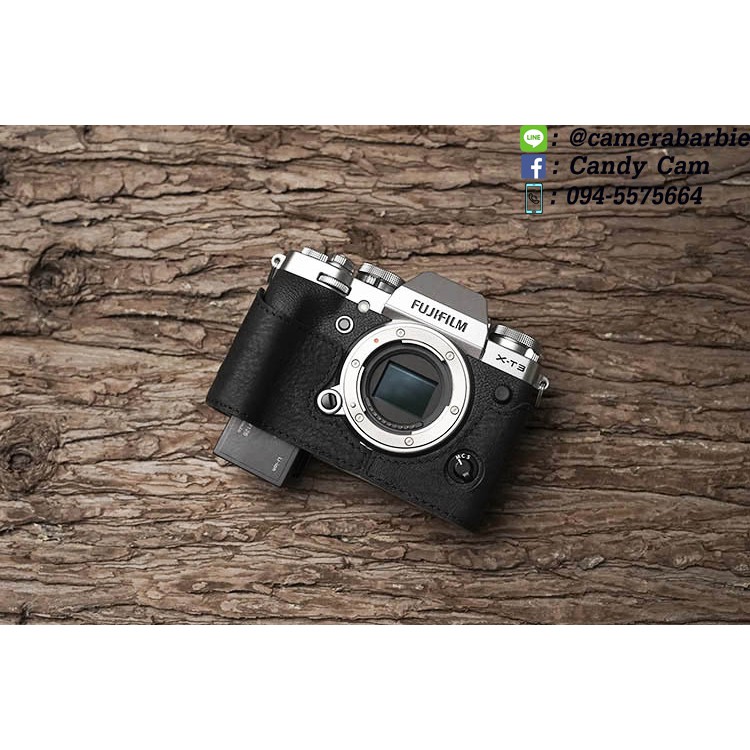 Half case เคสหนัง หนังแท้ Mr Stone Fujifilm XT3 - candy_cam - ThaiPick