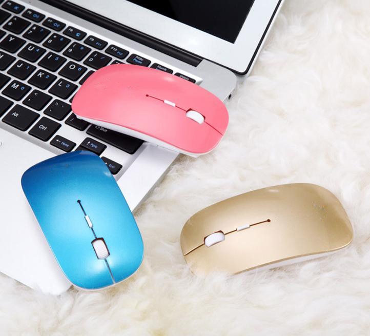 Wireless Mouse Luxury Mini Mouse LED Back Light Mouse 4 Buttons 2400 ...