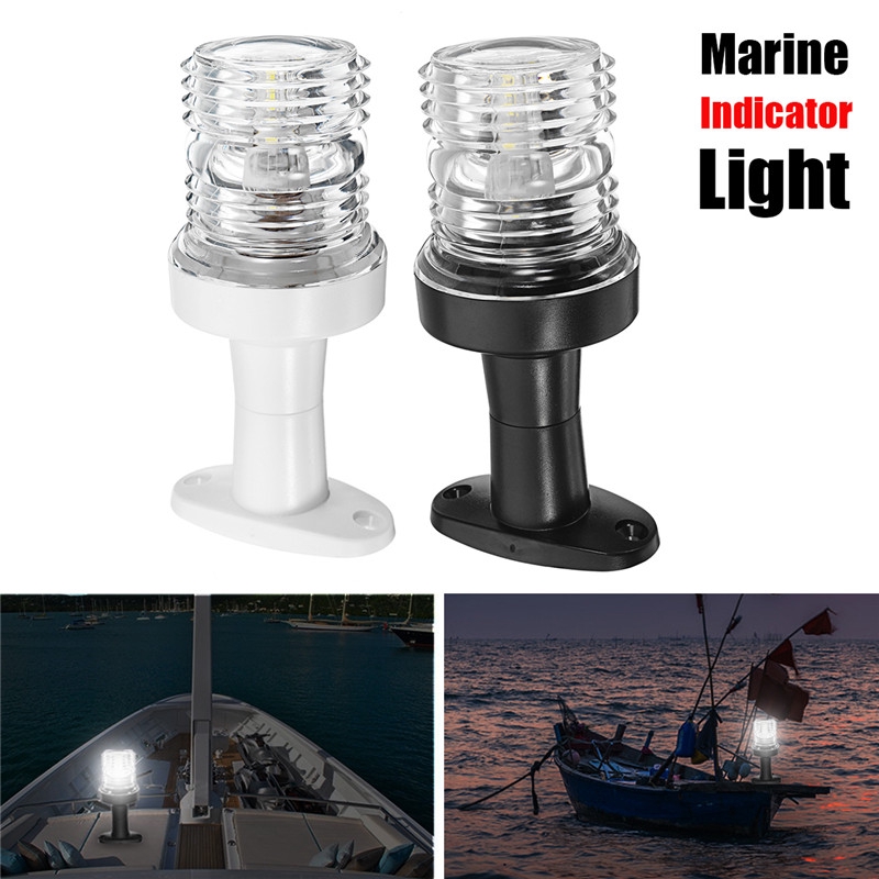 LED Marine Indicator Stern Light Pontoon Boat Yacht Lamp White ...