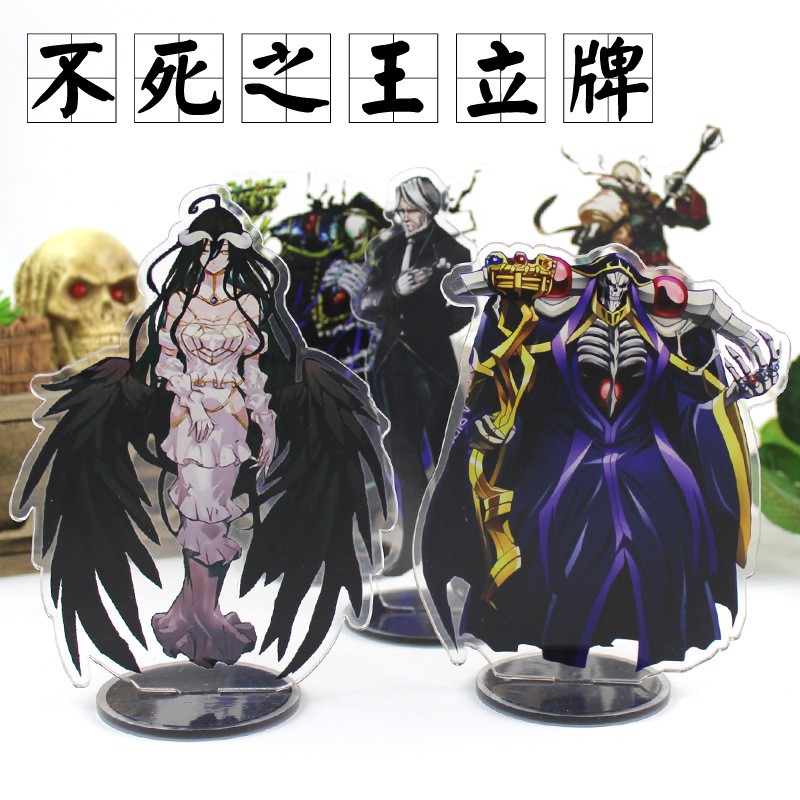 นเรศวรAnime OVERLORD Acrylic Stand Figure Momonga Albedo Decoration ...