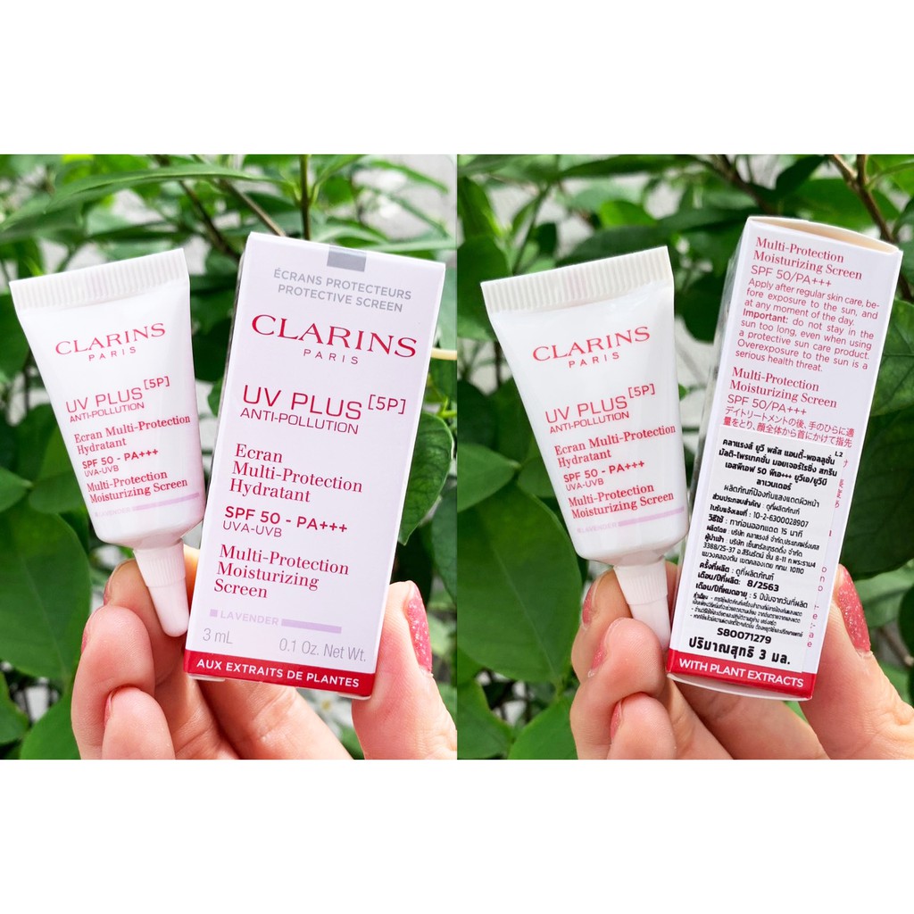 แท้ฉลากไทย 2ml.ผลิต863 สีRose ครีมกันแดด Clarins UV PLUS 5P Anti ...