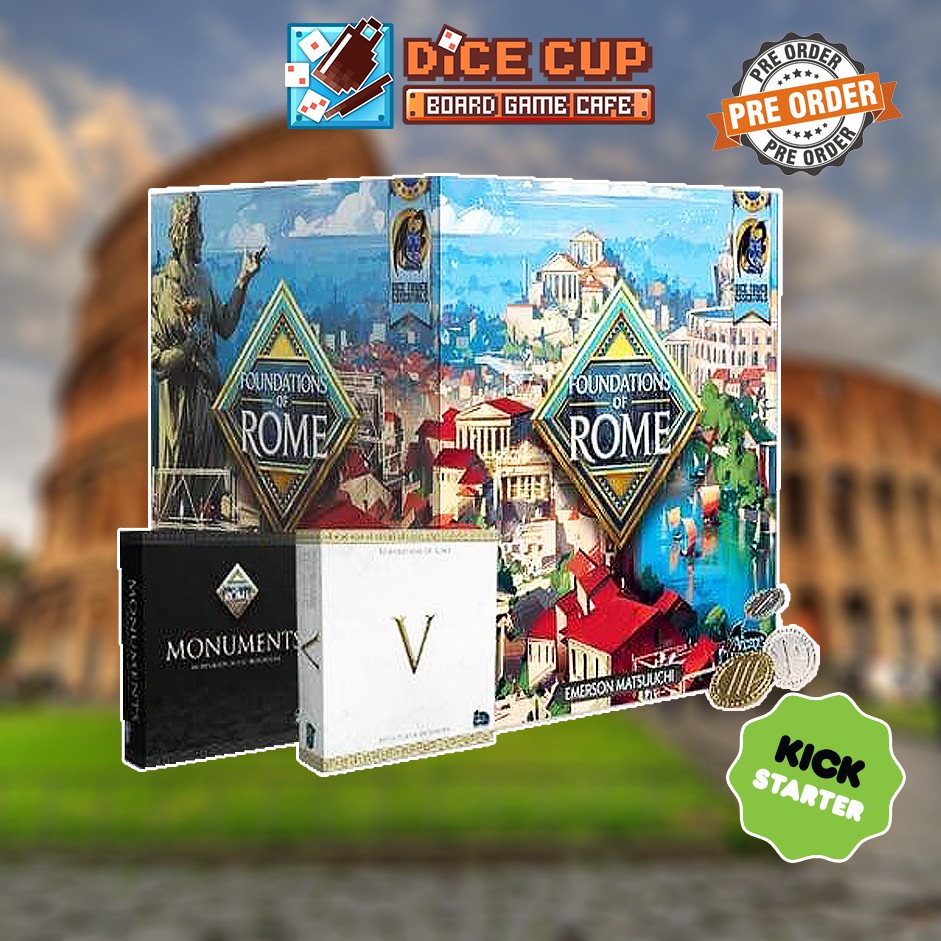 [พรีออเดอร์ ของแท้] Foundations of Rome kickstarter Board Game | Shopee ...