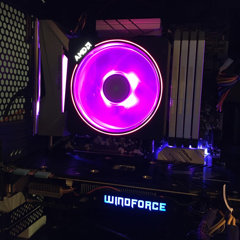AMD Wraith Prism RGB CPU Cooler for AM4 AM3+ FM2+ - stampkong - ThaiPick