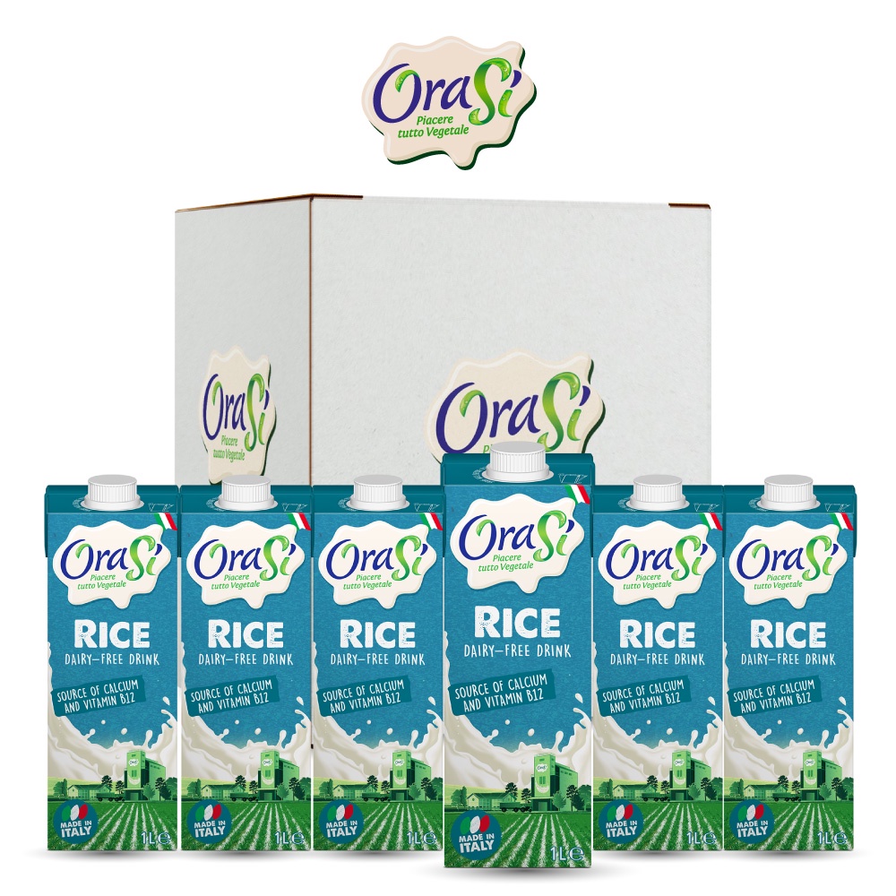 RICE MILK - ORASI น้ำนมข้าว-โอราซี่ (1 Pack of 6 Bottles x1L / 1 แพ็ค 6 ...