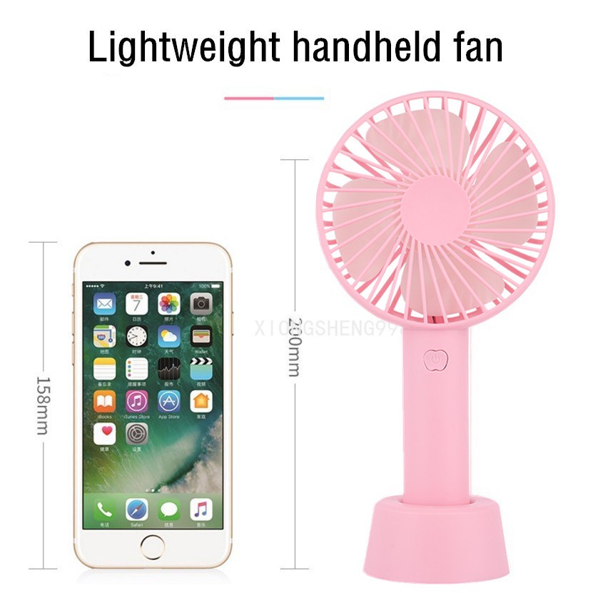 พัดลมพกพาชาร์จแบตได้ N9 Handheld Small Fan Dormitory Desk Surface USB ...