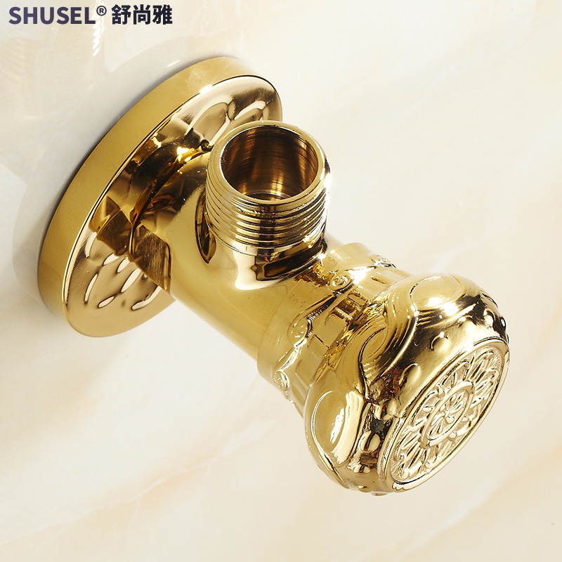 อุปกรณ์เสริมเครื่องทำน้ำอุ่น Antique Copper Main Body Angle Valve ...