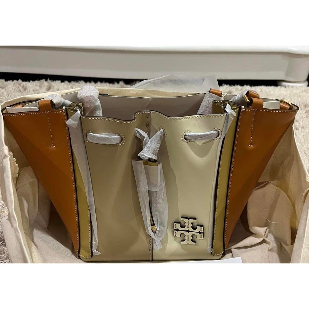 พร้อมส่ง Sale 12599งาน Shop TORY BURCH Mcgraw Colorblock Drawstring ...