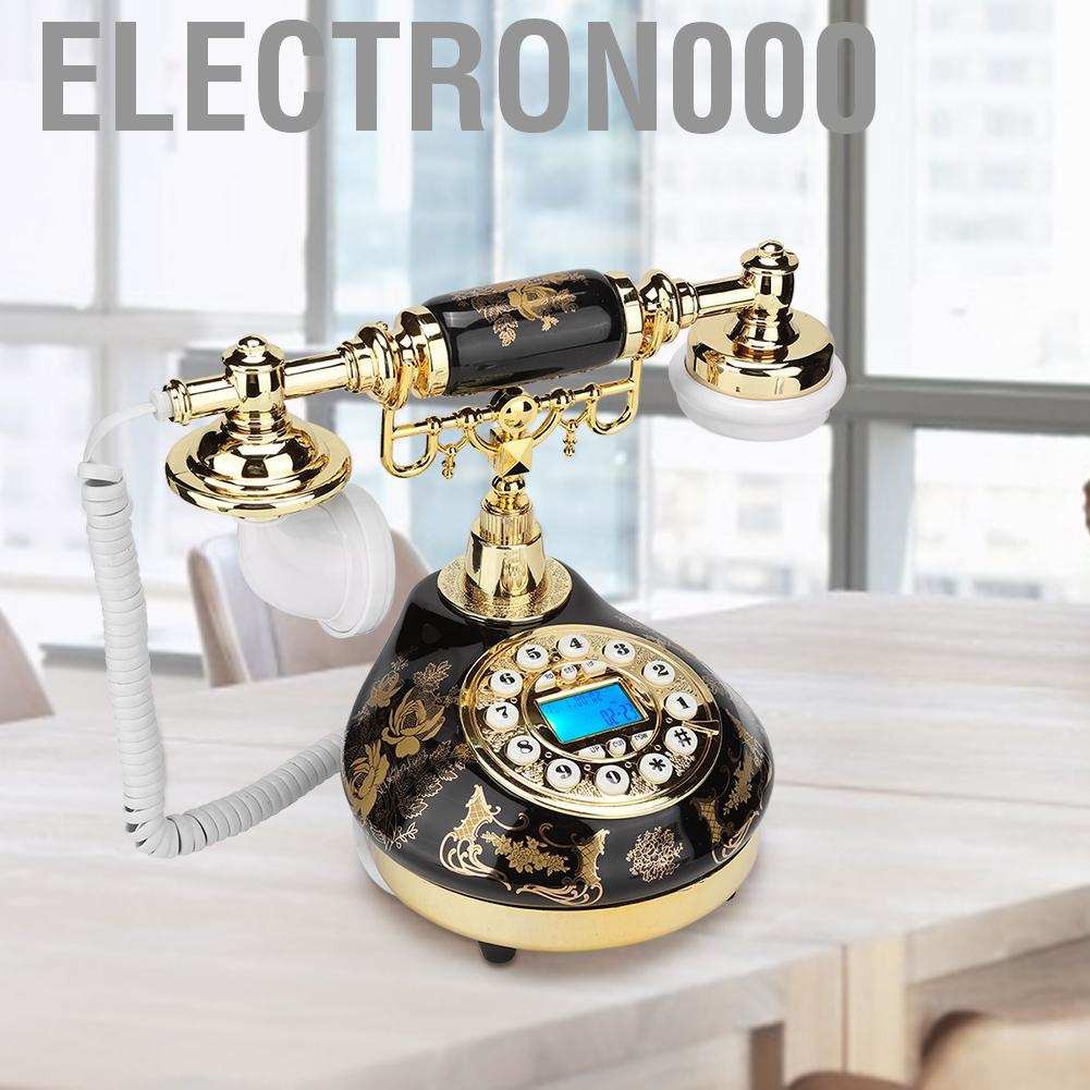 ☄Electron000 MS-9107 Ceramic Black Gold Flower Pattern Antique ...