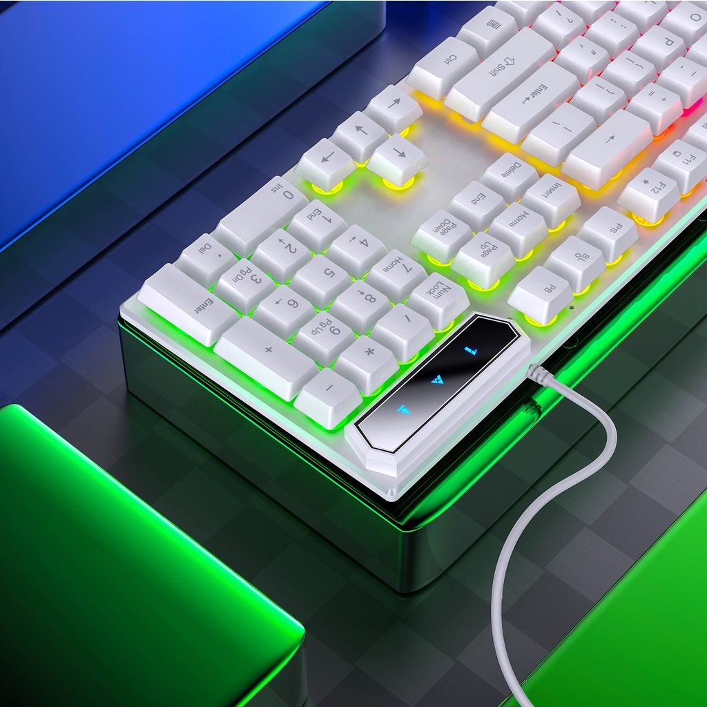Miss Kiroi RGB คีย์บอร์ด MK-V4 USB Keyboard คีย์บอร์ดเล่นเกมส์ ...