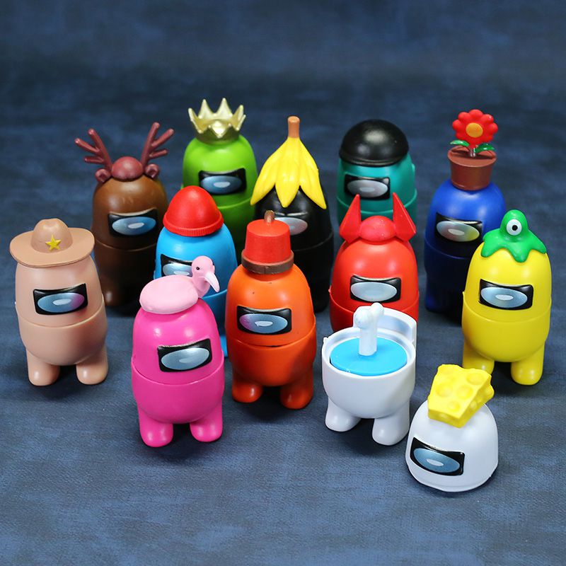 6/7/8/12pcs/Set Among Us Action Figure Toy AmongUs Game Brinquedos PVC ...