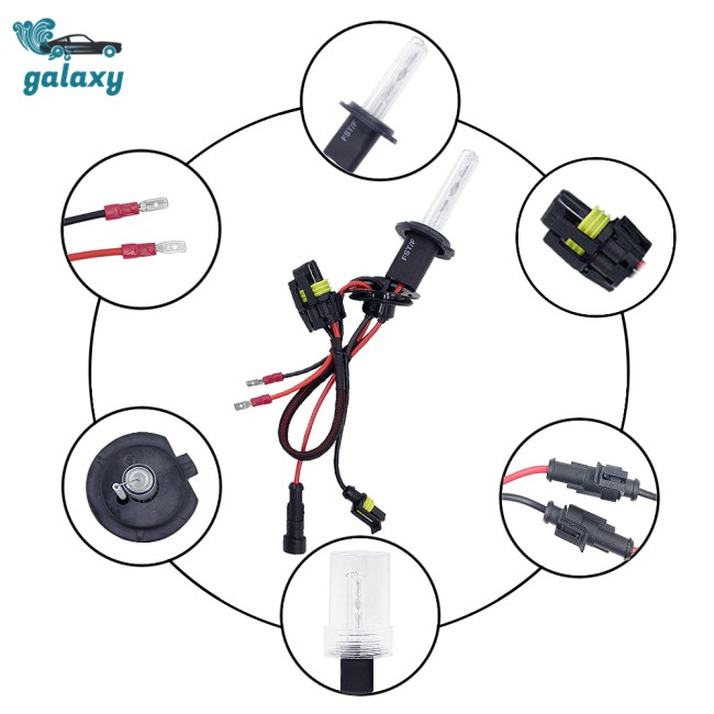 ชุดหลอดไฟ Xenon 55 W H 7 HID Xenon 3000-12000 K สำหรับรถยนต์ 2 ชิ้น ...