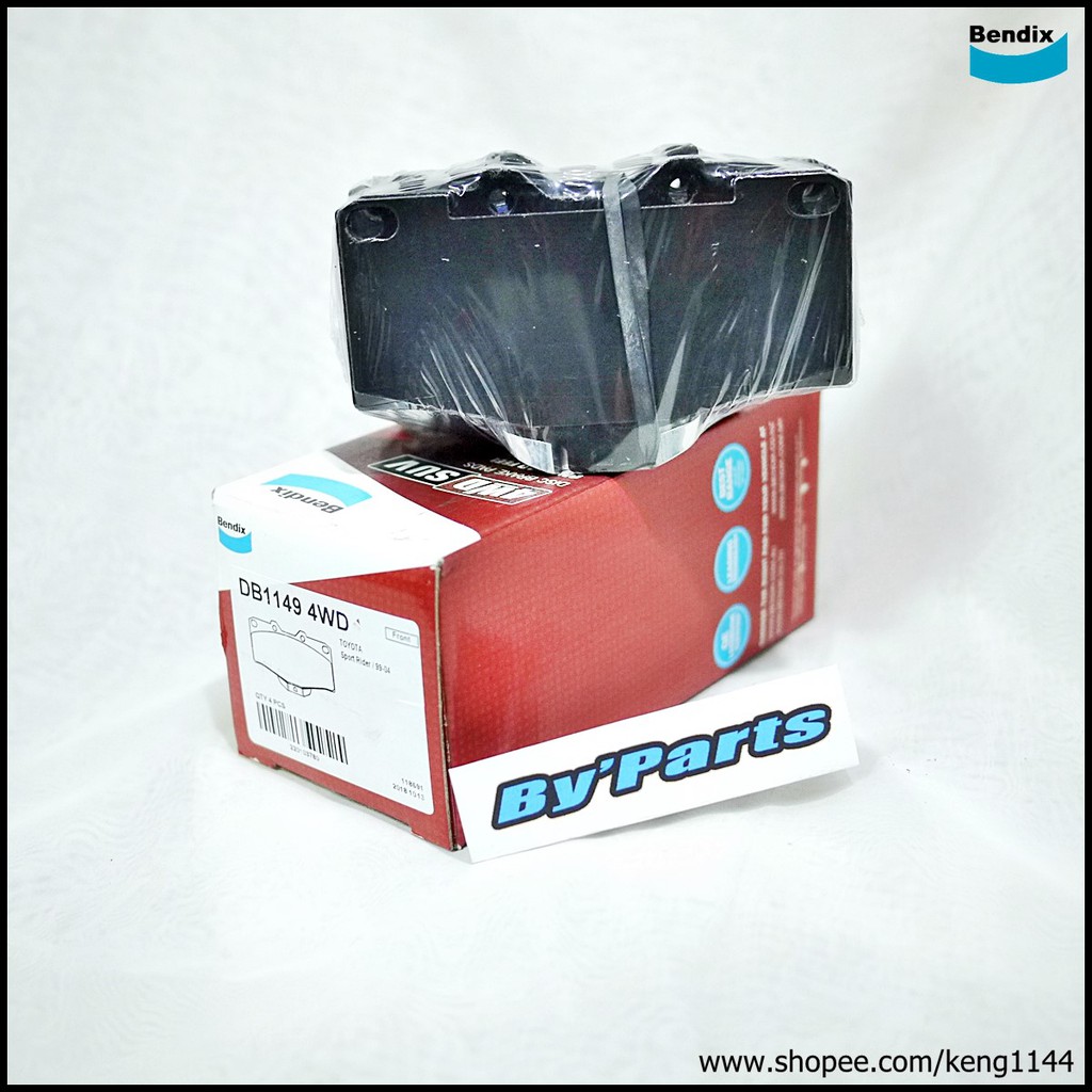 Bendix 4WD/SUV DB1149-4WD ผ้าดิสเบรก Toyota Hilux Tiger 4WD, Sport Rider, Surf, 4Runner, Land ...
