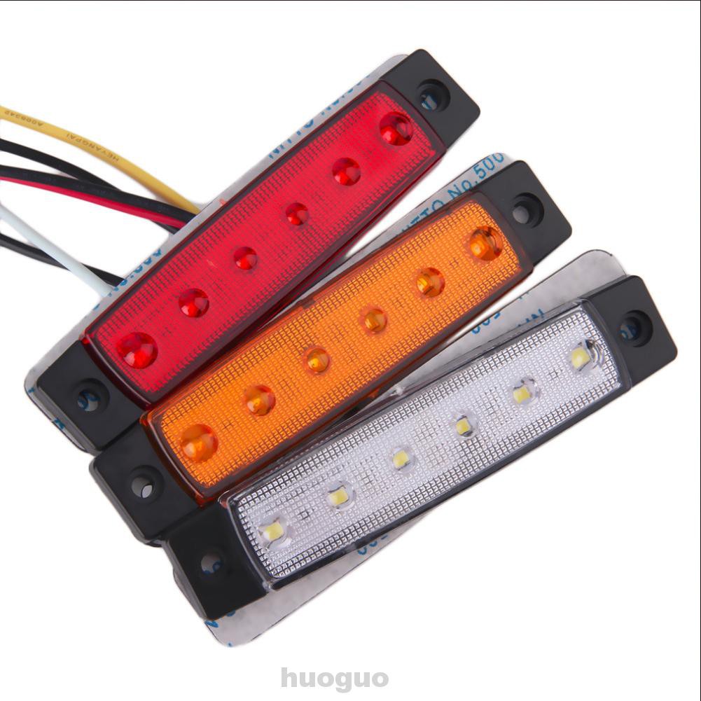 6LED Boats Auto Indicator Trailer Bus Lorry Signal Side Marker Light ...