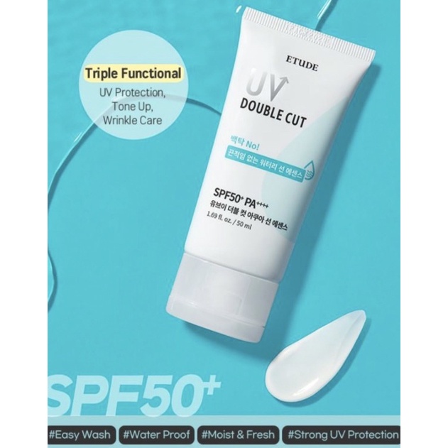Etude UV double cut sunscreen สูตรกันน้ำ (หมดอายุปี2024) - greenhouse ...