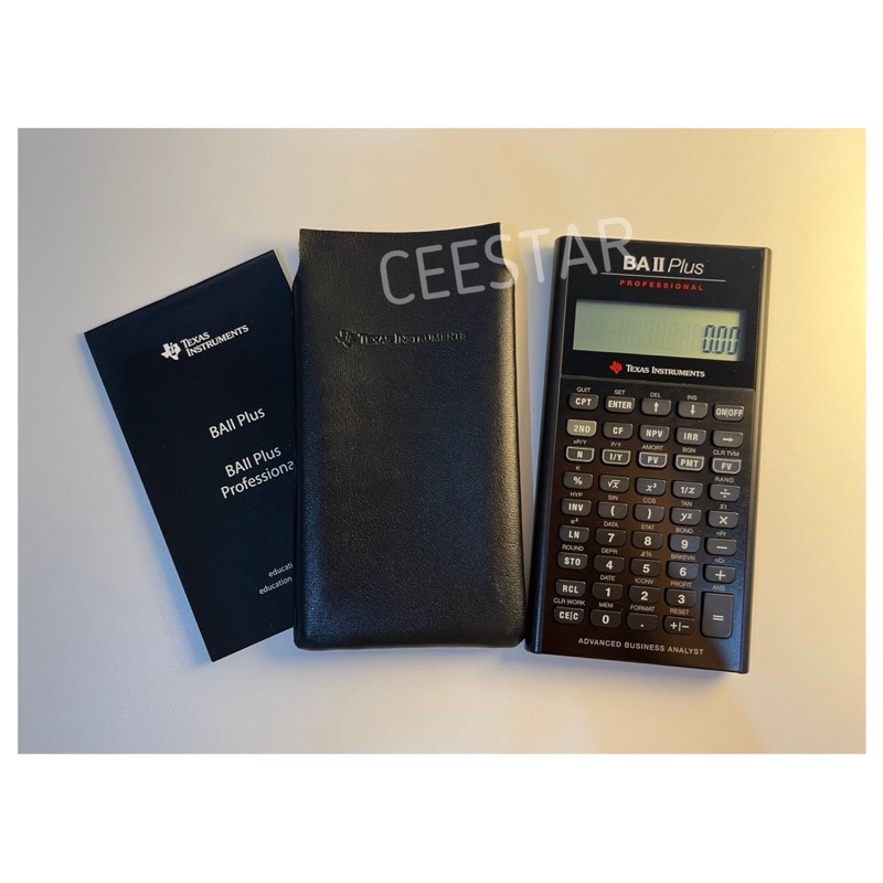 Texas Instruments BA II PLUS เครื่องคิดเลขการเงิน สภาพดี มือ2 ขายต่อถูก ...