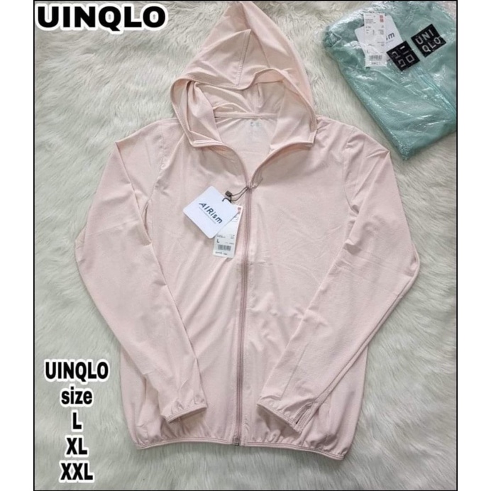 เสื้อแขนยาว ยูนิโค่ UNIQLO งาน UV มีหมวก ทรงสวย ผ้าใส่สบายบางๆ งานของแท้ มือ 1 งานป้าย ราคา 390 ...