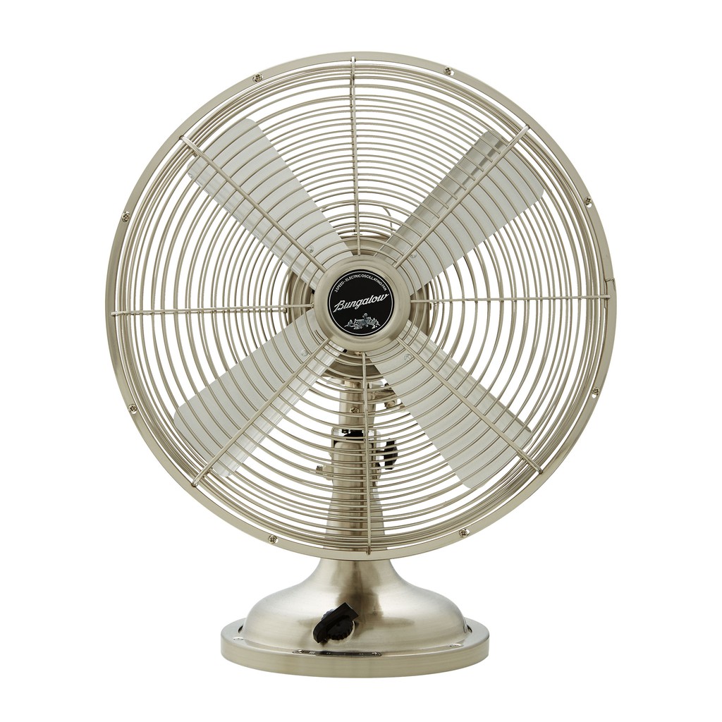 BH x Bungalow พัดลมเหล็กตั้งโต๊ะ ทรงวินเทจ ขนาด 12 นิ้ว HAMPTON CLASSIC ...