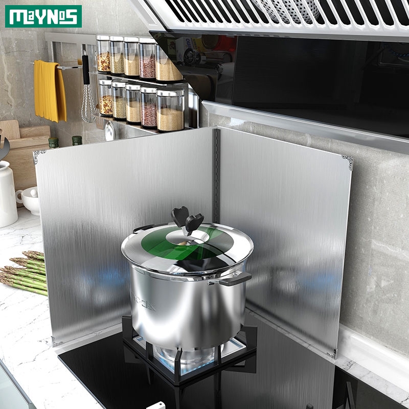 Kitchen Oil Baffle Stove Anti-oil Baffle Oil-proof Stainless Steel ...