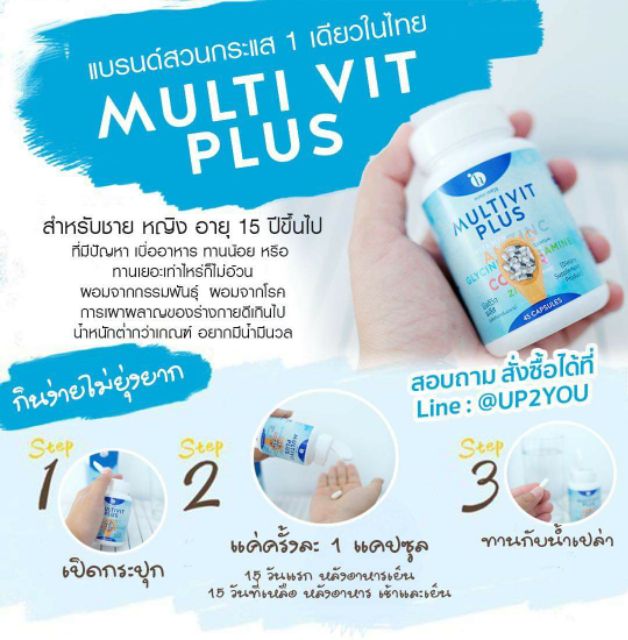 ส่งฟรี!!!MULTIVIT PLUS มัลติวิตพลัส+ฟรีของแถม - eiimp - ThaiPick