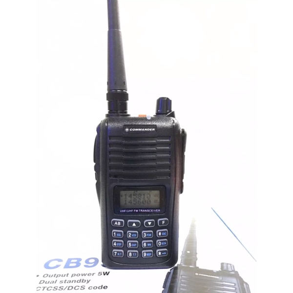 วิทยุสื่อสาร COMMANDER รุ่น CB99 (มีทะเบียน ถูกกฎหมาย) สำหรับนักวิทยุสมัครเล่น ระบบ VHFFM 136 ...