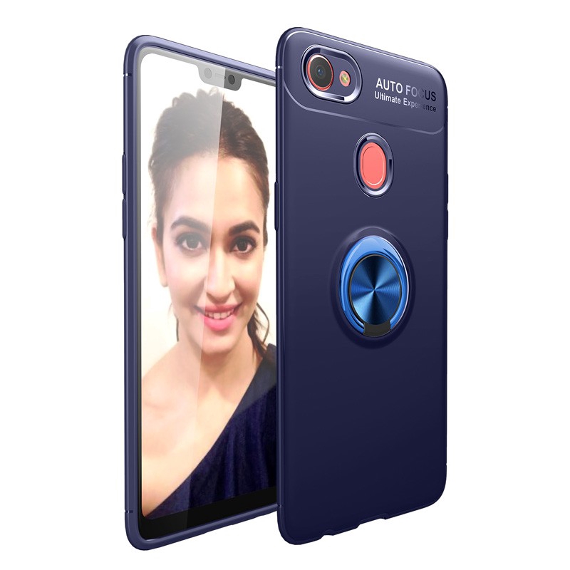 เคสโทรศัพท์ซิลิโคนแบบนุ่มแม่เหล็กป้องกันการกระแทกสําหรับ Oppo F7