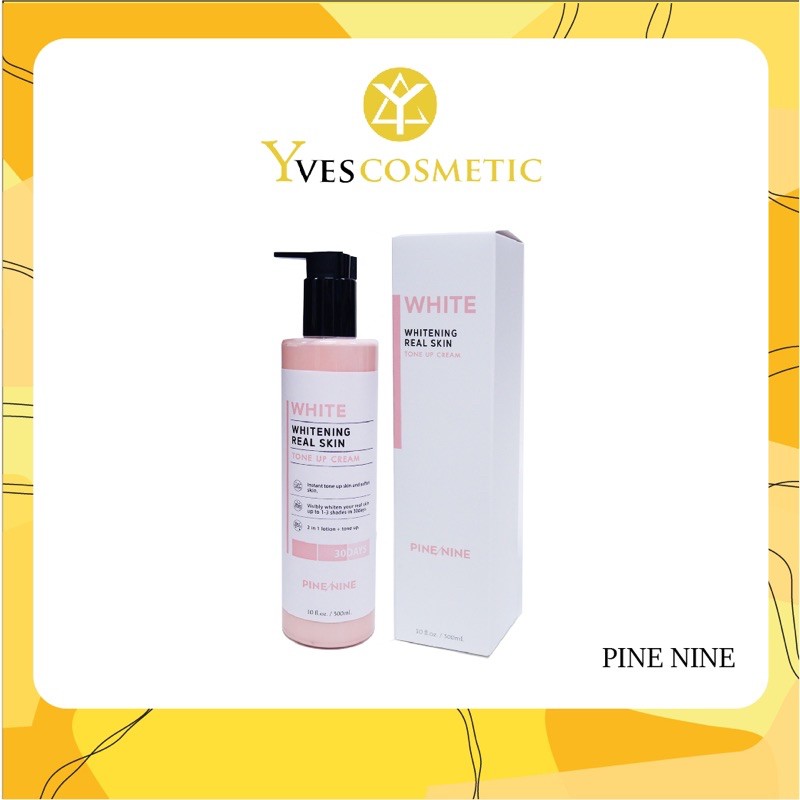 พร้อมส่งด่วน !!! ส่งฟรี ???? PINE NINE Real Skin Tone Up Cream 300 ml ...
