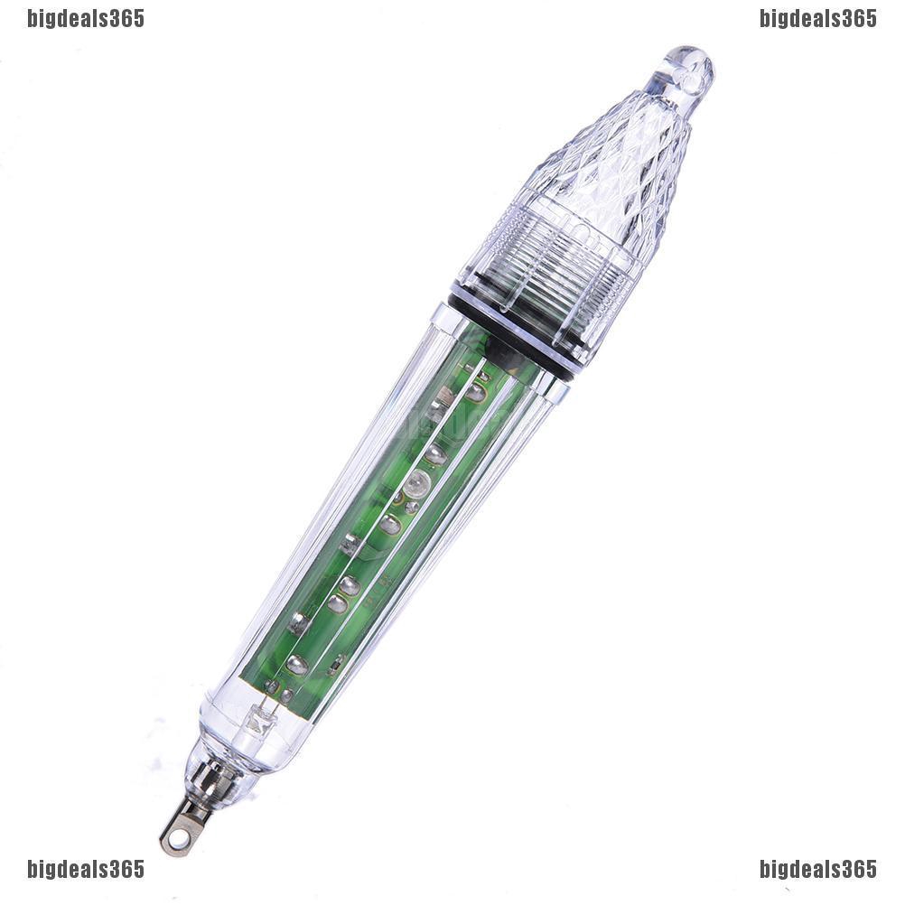 peril LED Mini Deep Drop Underwater Fishing Squid Bait Lure Light Blue ...