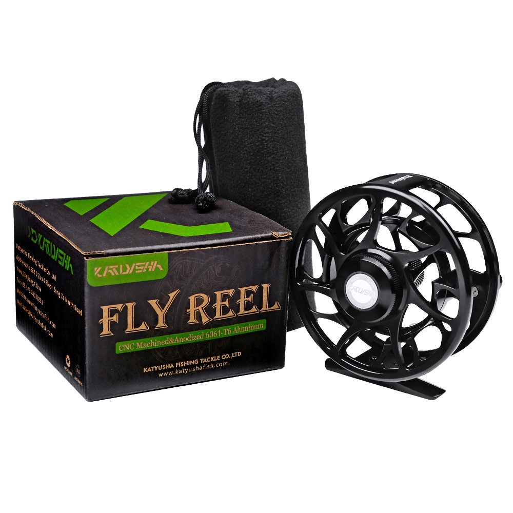 PROBEROS อลูมิเนียม Fly Fishing Reel 2 1BB Gear Ratio 11 ปรับบรรเทาตก ...