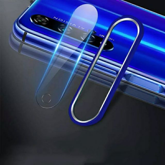 Nova 5TMetal Camera Lens Protective Ring Cover & Tempered Glass Film ...