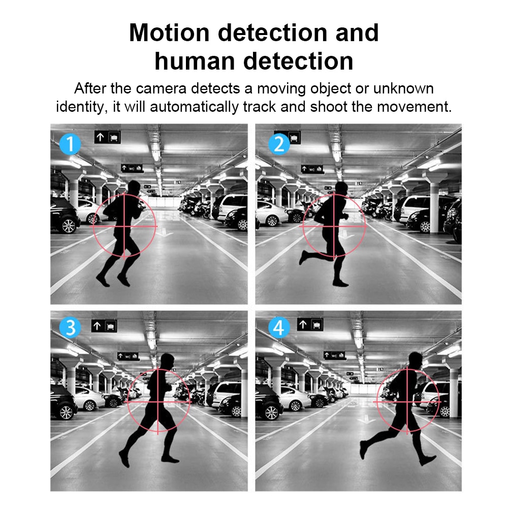 EVKVO - 10 LED Night Vision สีเต็มรูปแบบ - V380 PRO APP FHD 3MP PTZ IP ...