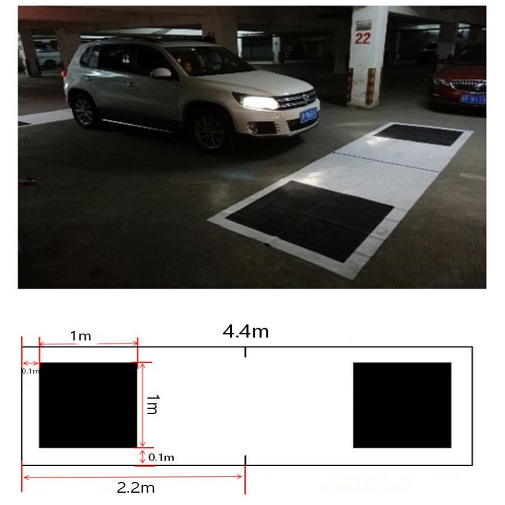2D Car Camera Correction Calibration Cloth for 360 Degree Surround Bird ...