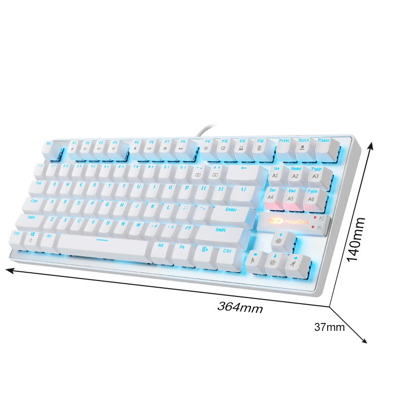 MageGee MK1 TKL Mechanical คีบอร์ด gaming keyboard red blue switch USB ...
