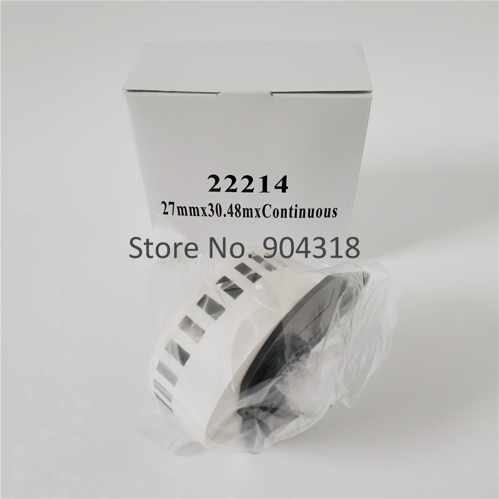 6 X โรล Brother Dk 22214 Dk 22214 ป้ายฉลากอุปกรณ์เสริมสําหรับ ...