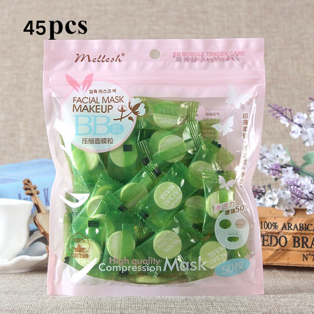 30/Women Compressed Facial Face Mask Sheet Paper DIY Natural Skin Care ...