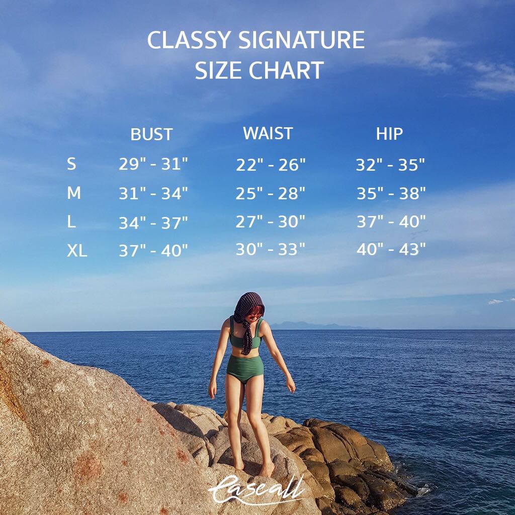 Ease All - ชุดว่ายน้ำทูพีช รุ่น Signature สี Lemon - easeall - ThaiPick