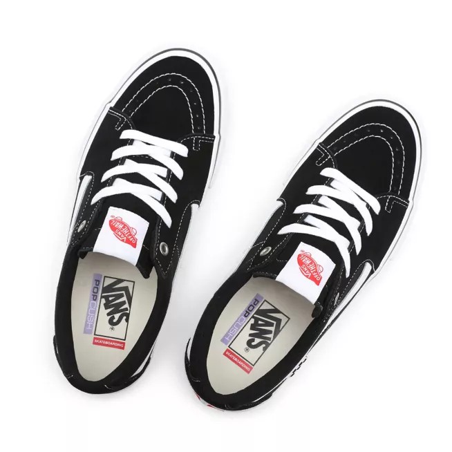 Vans Skate Sk8-Low BlackWhite - stampcm - ThaiPick