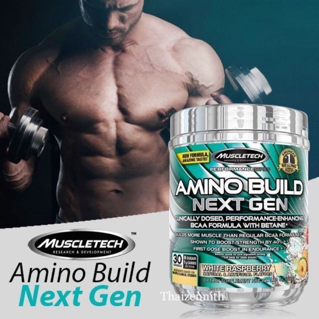 ️Amino Build Next Gen BCAA 30 Servings Muscletech (พร้อมส่ง ...