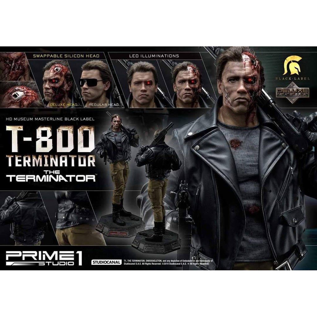 Prime1Studio HDMMBLT1-02DX: T-800 Terminator 1:2 Scale (The Terminator ...