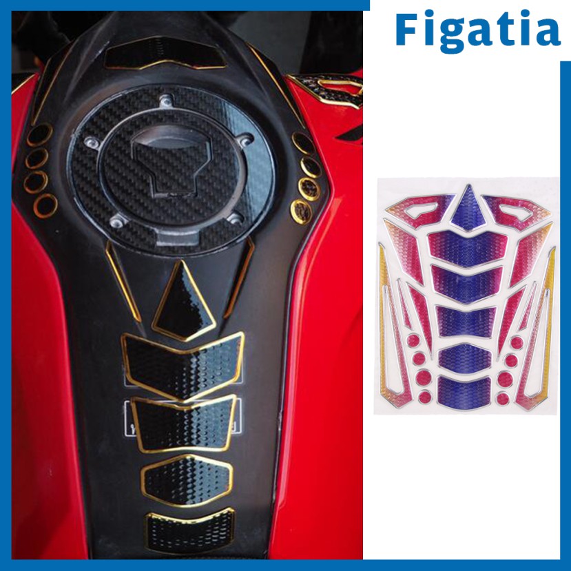1 Set Waterproof Motorcycle Motorbike Fuel Tank Protector Sticker ...