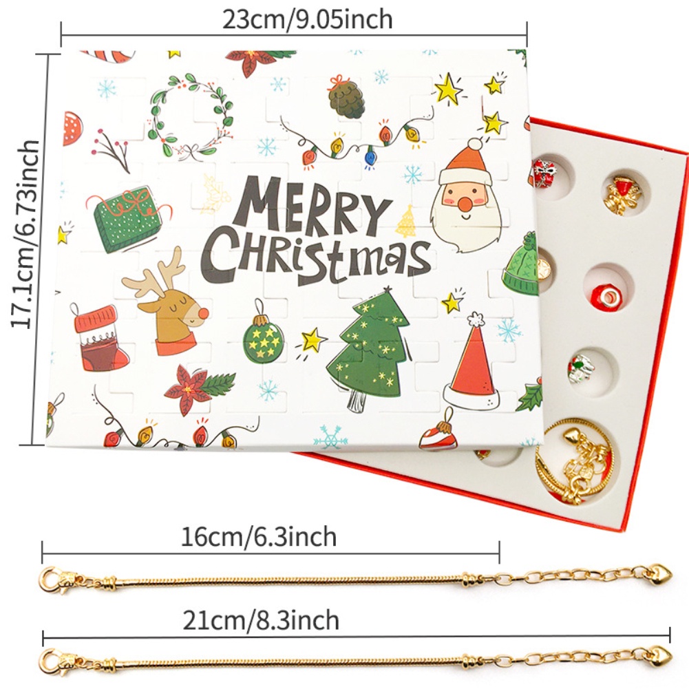 COD 24 Countdown Calendar Advent Surprise Blind Box Christmas Charms ...