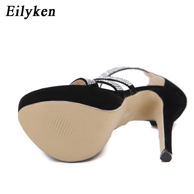 Eilyken Summer Fashion Crystal Gladiator Women39s Night Club Sandals Super High Heels Sexy ...