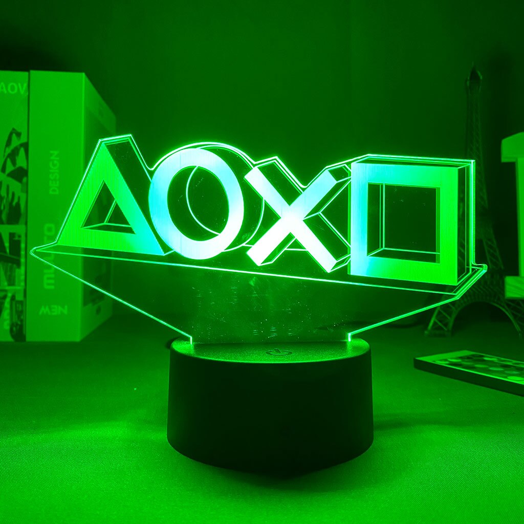 3DไฟPlaystation Neon Sign Led Night Lightสำหรับห้องนอนDecorเหตุการณ์ ...