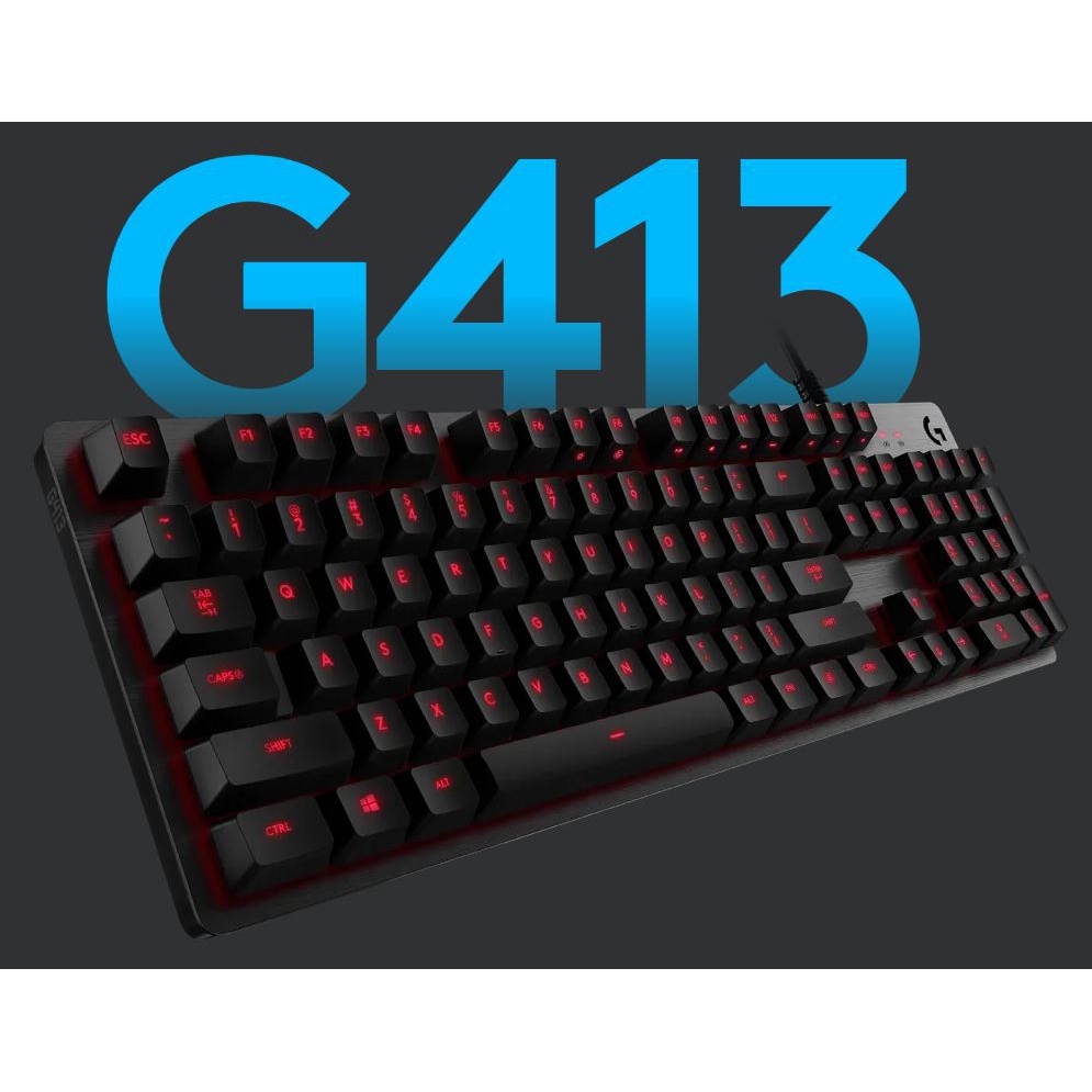 Logitech G413 MECHANICAL BACKLIT GAMING KEYBOARD | Shopee Thailand