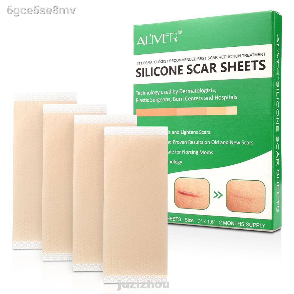 ஐ4pcs Healing Long Lasting Trauma Burn Silicone Reusable Washable Scar ...