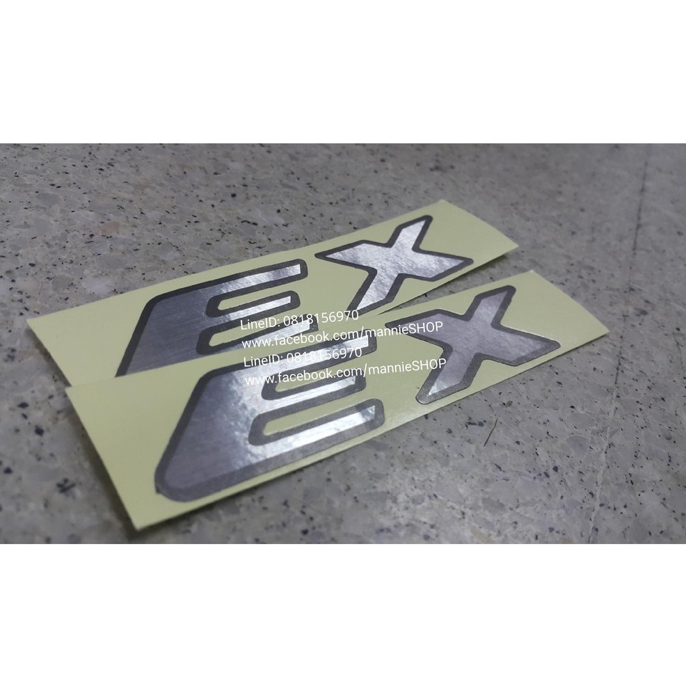 สติ๊กเกอร์ดั้งเดิมติดข้างประตู สำหรับรถ ISUZU DMAX คำว่า EX หรือ SX ติด ...