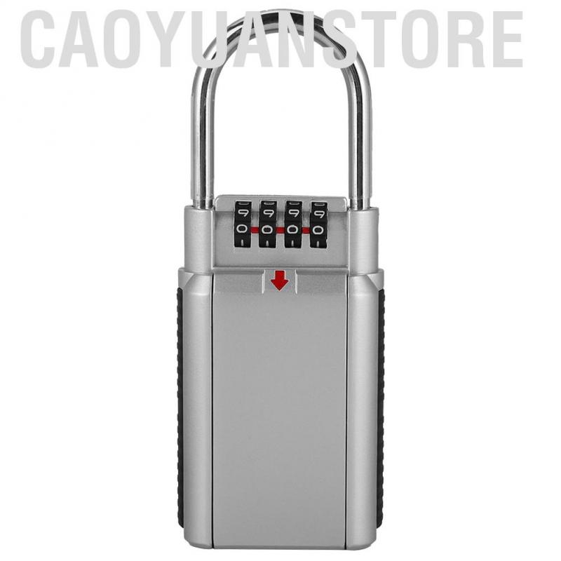 Metal Password Padlock Key Safe Storage Lock Box Lockbox fVe9 - n ...